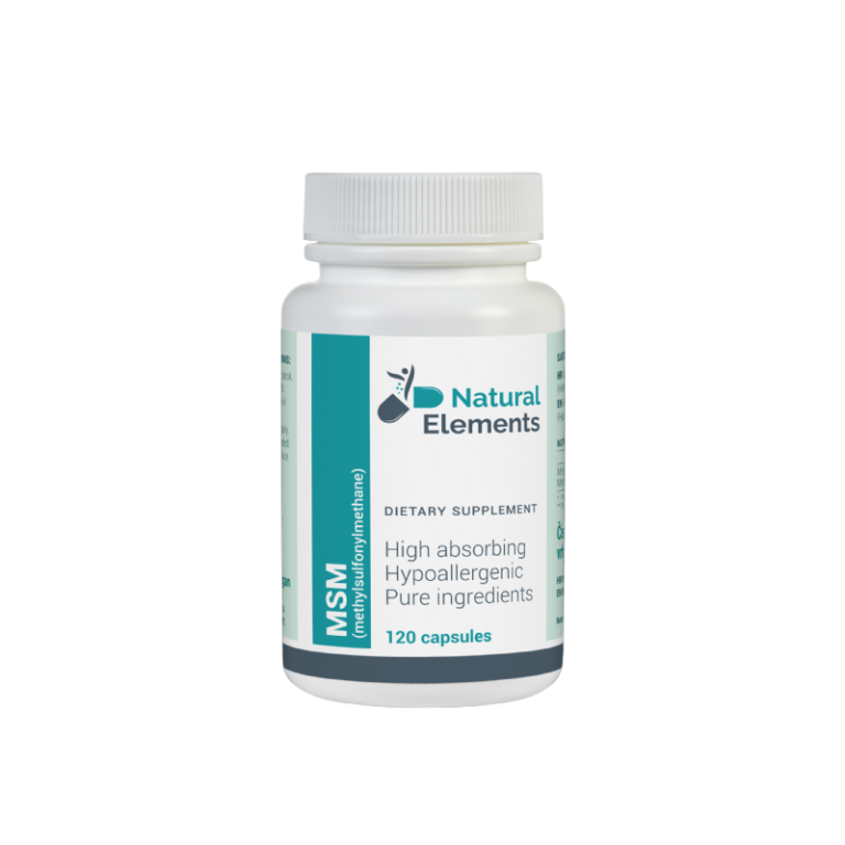 Natural Elements MSM (methylsulfonylmethane) kapsule, 120 kom | Zdravije.hr